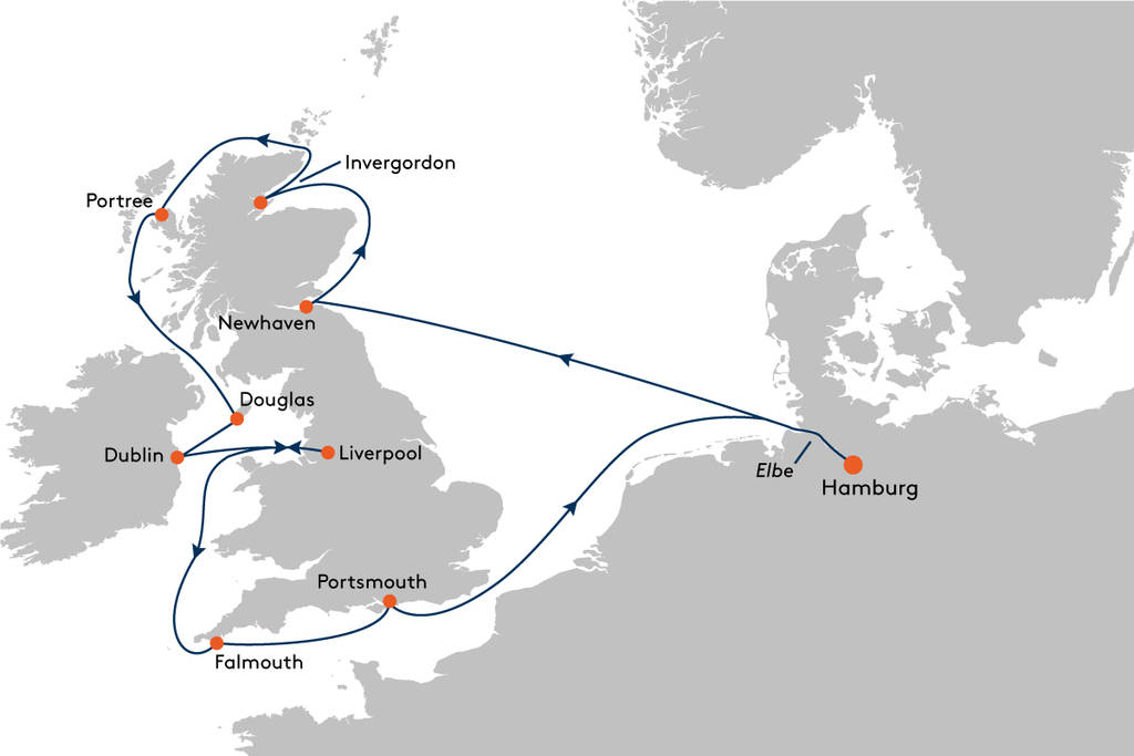 Ms Europa 2 Route